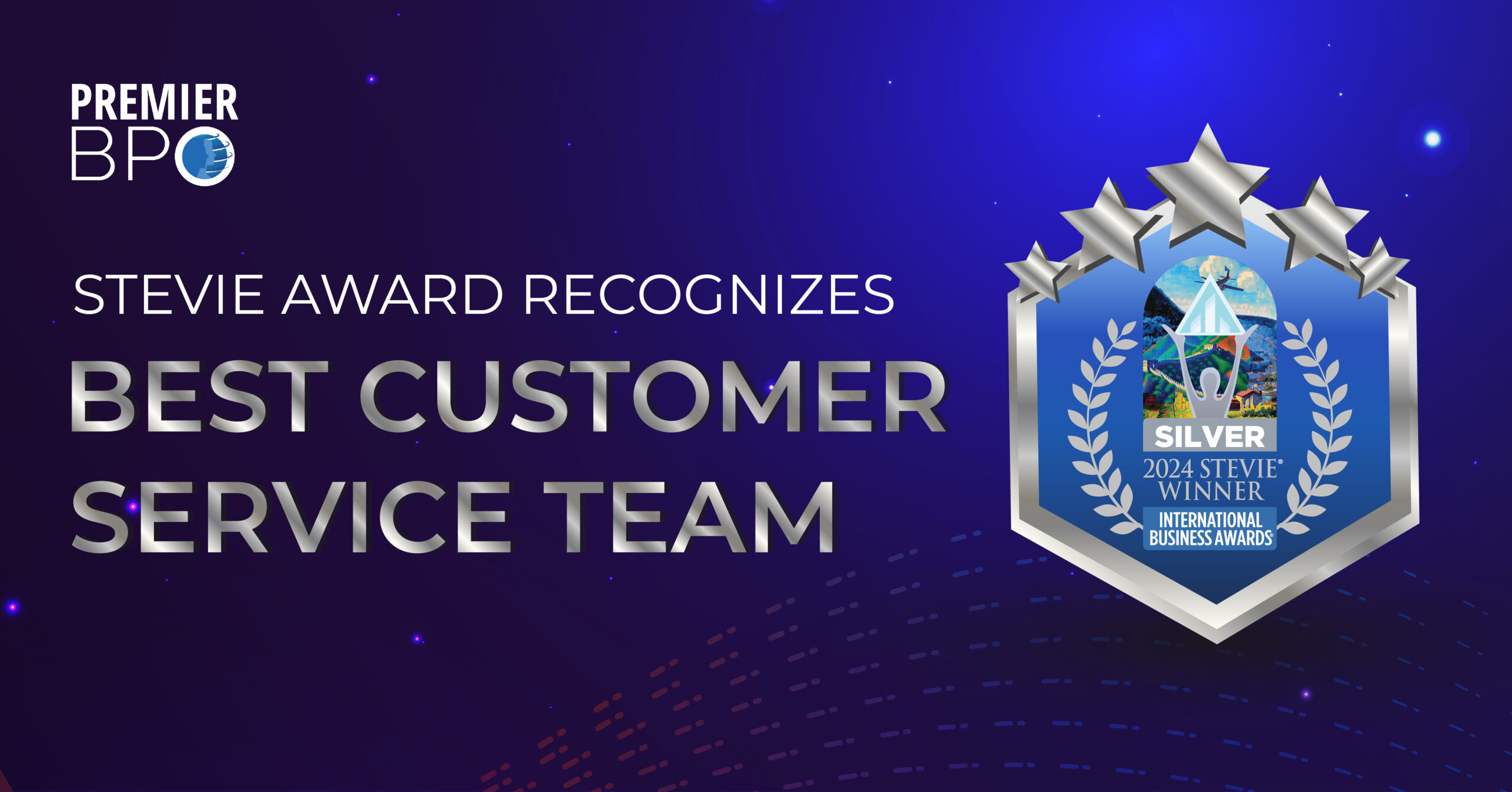 Premier BPO's Customer Service Team Wins Stevie Award